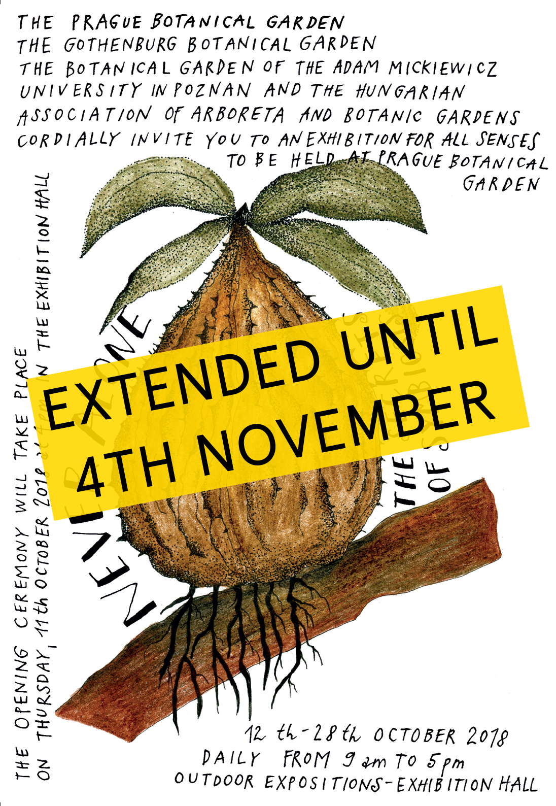 Exhibition extended! | Botanical Garden: COME IN!